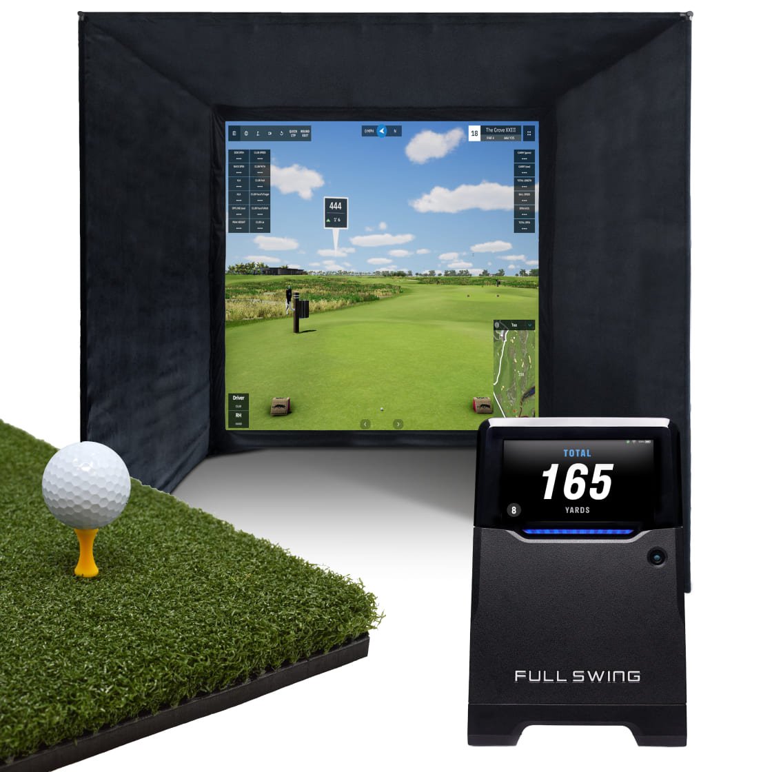 Full Swing KIT Golf Simulator SimSpace Bundle | MIA Golf Technology