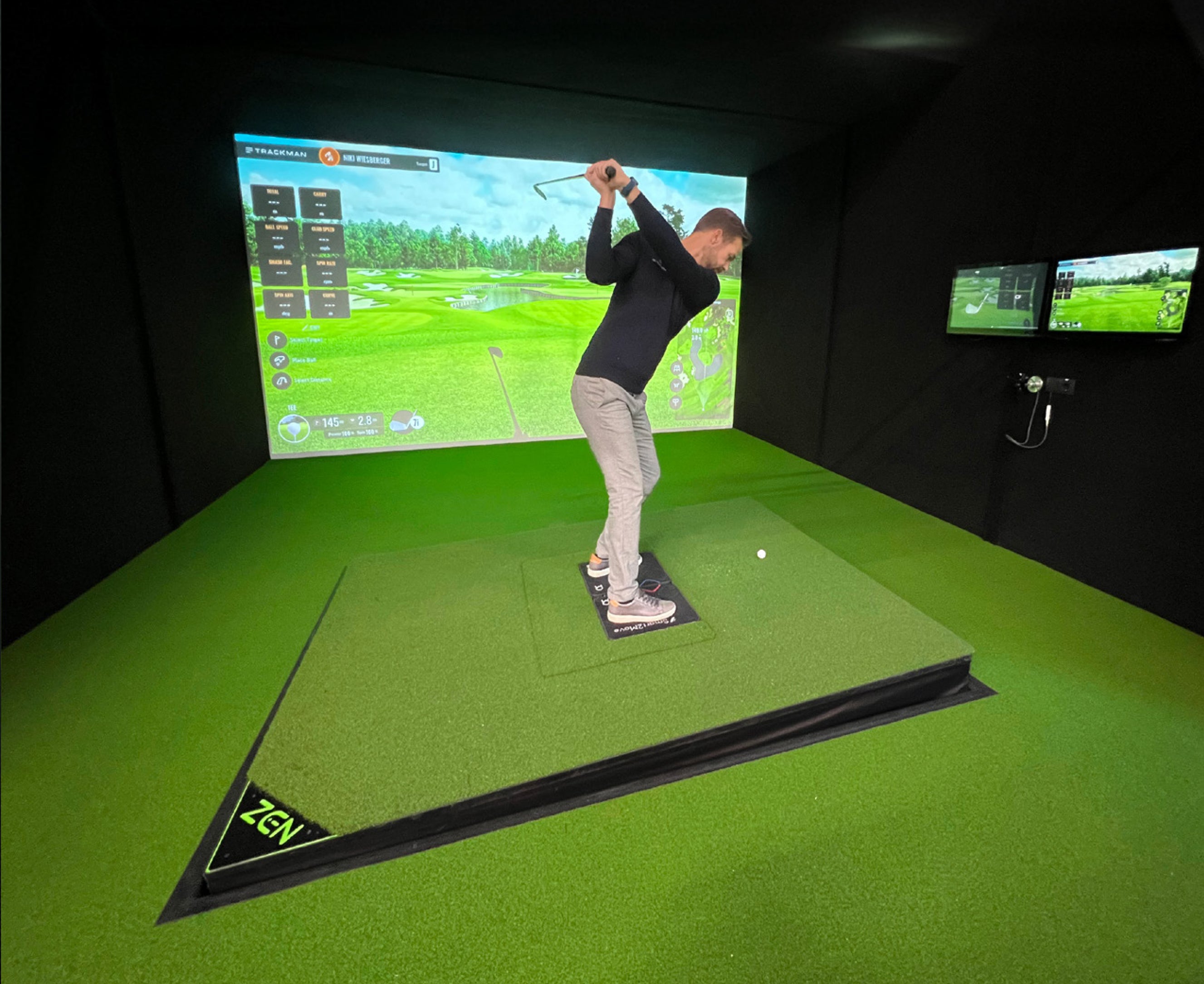 Zen Swing Stage | Real-Course Swing Practice – MIA Golf Technology