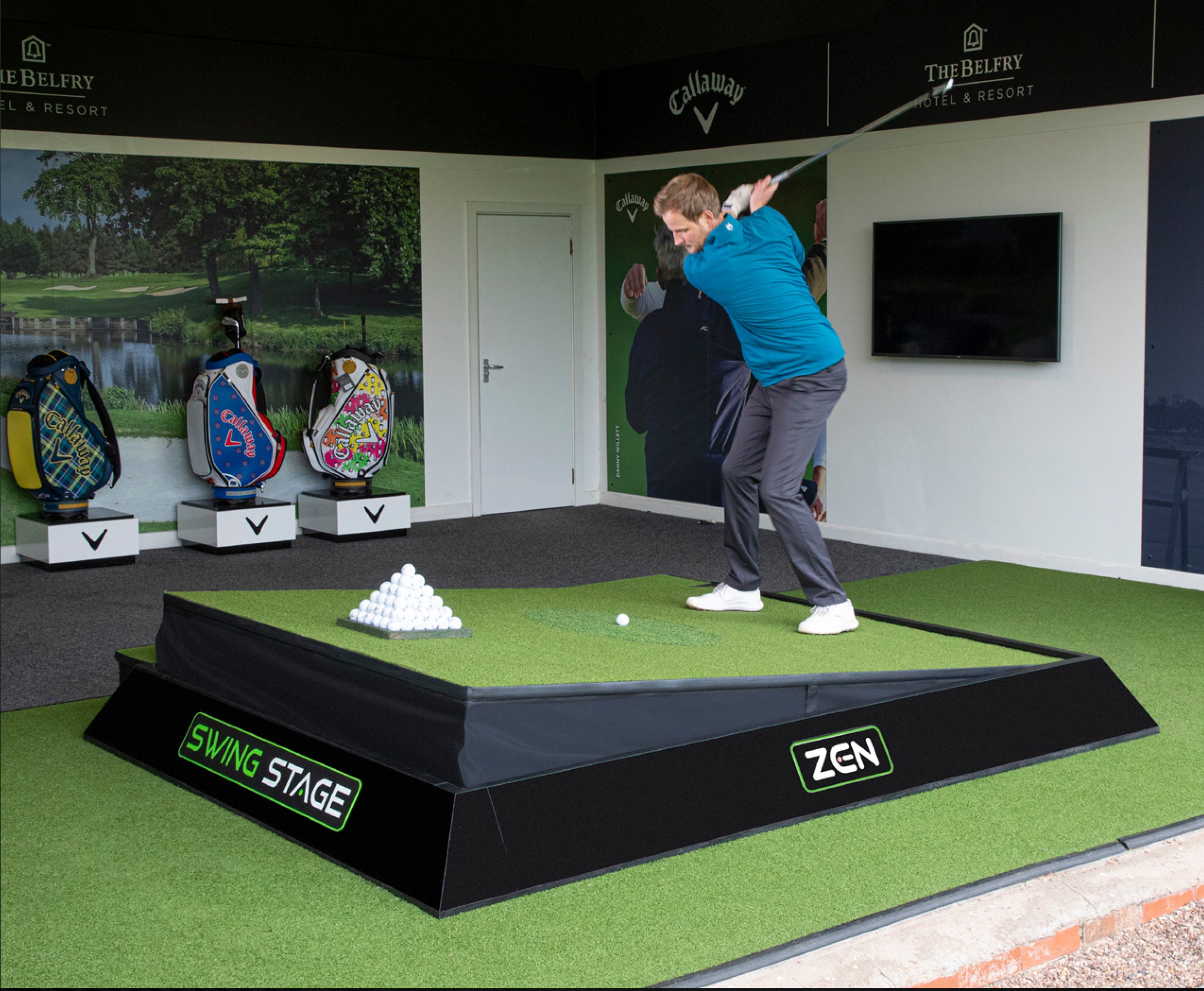 Zen Swing Stage | Real-Course Swing Practice – MIA Golf Technology